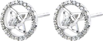 Edenly Ohrringe Schicksal - 18 Karat Weißgold und Diamanten