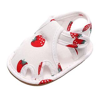 Generic Sandales B&eacute;b&eacute; Fille 12 Mois B&eacute;b&eacute; Chaussures Souple Semelle Antid&eacute;rapant B&eacute;b&eacute; Chaussures De Plancher Fruits Fraise Imprimer Sandales Grandes Gar&ccedil;ons Sa