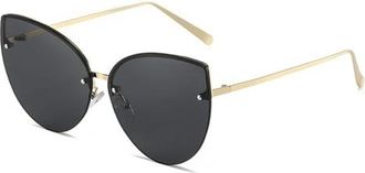 Generic Lunettes De Soleil Vacances En M&eacute;tal For Femmes Conduite For Hommes(Black)