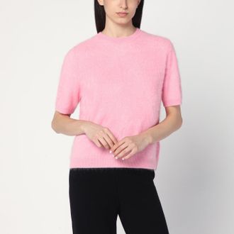 Soft Goat Geb&uuml;rsteter Kaschmirpullover in Rosa