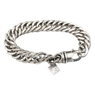 Goti Homme, Accessoires, Gris, Taille: M Chunky chain bracelet