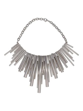 Vintage tubes necklace - Silber
