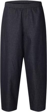 Selected Pantalon droit en coton et lin