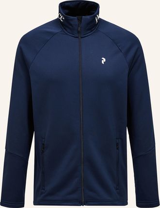 Peak Performance M Rider Essentials Midlayer Zip Jacket Fleecejacke blau