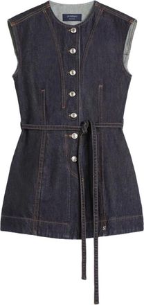 Sportmax Femme, Tops, Bleu, Taille: 36 FR Spddominio Top