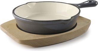 Lacor Magma Grey D.13,5 cm pfanne, Metall, grau Farbverlauf, Einheitsgröße