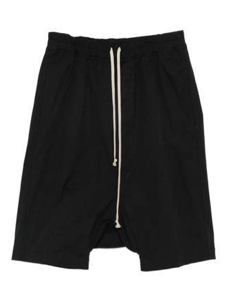 Rick Owens bermuda &agrave; coupe sarouel - Noir