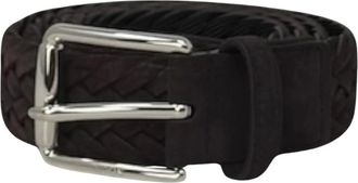 Tod's Homme, Accessoires, Brun, Taille: 100 CM Cint. Fibbia Intreccio P.35