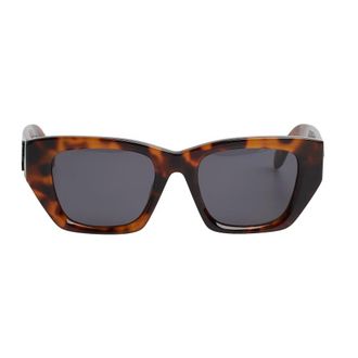 Palm Angels Quadratische Cat-Eye-Sonnenbrille - - Accessories - Damen - Braun - ONE SIZE