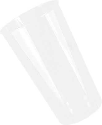 Valiclud Transparenter Dekorativer Blumen Eimer aus Robustem PE Vielseitiger Aufbewahrungsbehälter für Blumen und Kleine Gegenstände Kleiner Runder Pflanzeimer