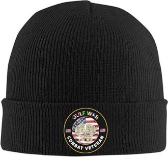 Generic Bonnet Thermo M&eacute;decin De Combat Am&eacute;ricain, V&eacute;t&eacute;ran des Combats du Golfe Classique Chapeau Tricot&eacute; Thermique Bonnet en Tricot pour lescalade Temps Froi