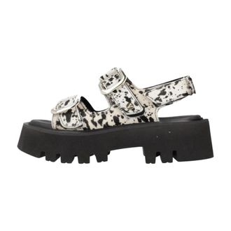 Yellow Sandalia Hebilla - Femme - Chaussures - Beige - Taille: 37 EU