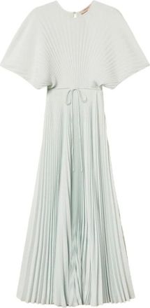 Twinset Femme, Robes, Bleu, Taille: 36 FR Pleated Maxi Dress