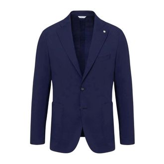 Manuel Ritz Sakko mit Einreiher - - Jackets - Herren - Blau - XL