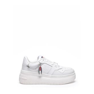 Tommy Jeans Femme, Chaussures, Blanc, Taille: 41 EU Retro Basket Flatform