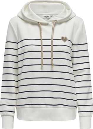 Only Onladelle L/S Stripe Hood SWT Noos