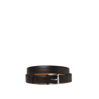 Hogan Homme, Accessoires, Brun, Taille: ONE Size Boucle de Ceinture en Cuir Sophistiquée