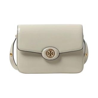 Tory Burch Femme, Sacs, Blanc, Taille: ONE Size &Eacute;l&eacute;gant sac bandouli&egrave;re avec bandouli&egrave;re r&eacute;glable et fermeture &agrave; rabat