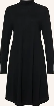 Repeat Repeat Strickkleid Aus Merinowolle schwarz