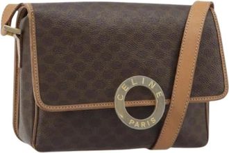 Celine Sac bandouli&egrave;re vintage en toile Pre-owned - Femme - Pre-owned - Brun - Taille: ONE Size