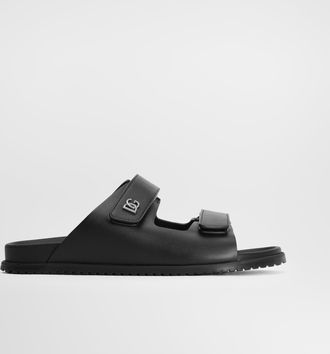 Dolce & Gabbana Sandalen Aus Kalbsleder - Mann Sandalen Und Slides Schwarz 40.5