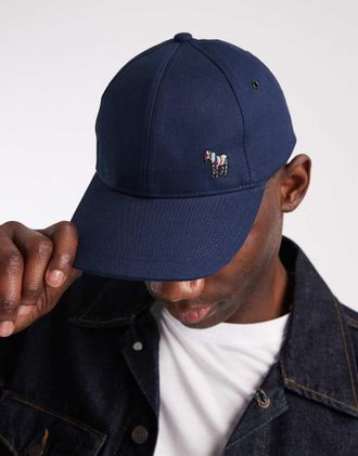 Paul Smith Casquette de baseball &agrave; logo z&egrave;bre - Bleu marine