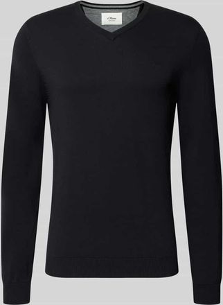 s.Oliver Red Label Pullover mit Logo-Detail
