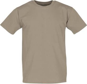 Fruit Of The Loom T-shirt en coton, kaki foncé, Small