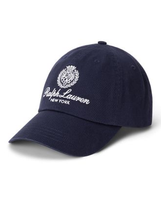 Ralph Lauren Cap aus Baumwolle mit Label-Stickerei in