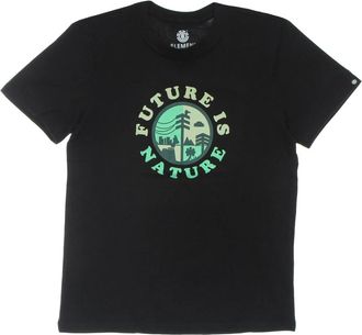 Element Schwarzes Flint Herren T-Shirt - - Tops - Herren - Schwarzk - XS