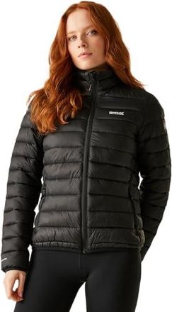 Regatta Marizon Veste dhiver chaude à capuche pour femme, Noir, 44