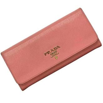 Prada Portefeuille Vintage Pre-owned - Femme - Pre-owned - Rose - Taille: ONE Size