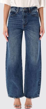 Frame Denim Jean large taille haute The Bow en denim de coton