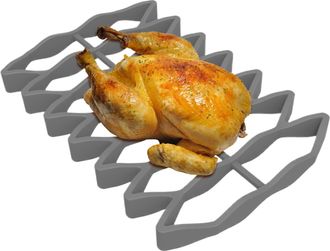 Generico Silikonrost für Backofen, für Ofen und Küche, Abtropfgestell für Küchenutensilien, zum Backen im Freien und Dampfgaren