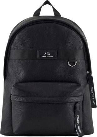 A|X Armani Exchange Homme, Sacs, Noir, Taille: ONE Size Sac &agrave; dos avec logo appliqu&eacute;