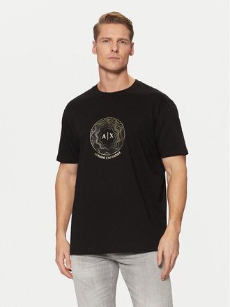 A|X Armani Exchange T-Shirt XM000328 AF10364 UC001 Schwarz Regular Fit