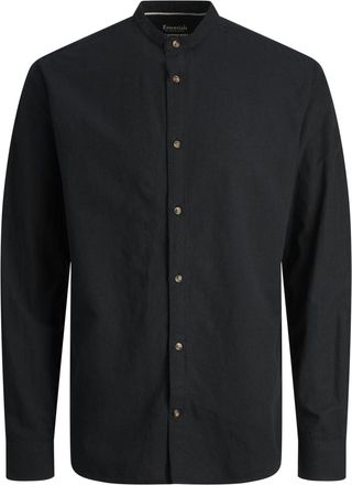 Jack & Jones JACK&JONES Herren JJESUMMER Band Linen Shirt LS SN Chinohose, Soothing Seal