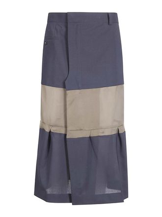 sacai Jupe Midi - Aucun