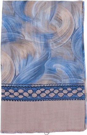 D'Aniello unisex, Accessoires, Bleu, Taille: ONE Size Stola Perla 140 x 180