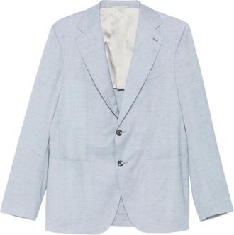 Caruso Homme, Vestes, Bleu, Taille: XL Veste crois&eacute;e