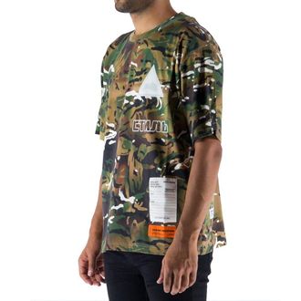 Heron Preston Mens Bicolor Cotton T-Shirt