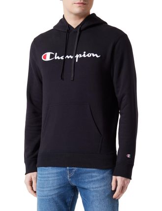 Champion Legacy Icons-Heavy Spring Terry Sweatshirt mit Kapuze für Herren, Schwarz, XXL