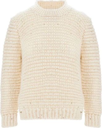 Herno Femme, Pulls, Beige, Taille: 42 FR Pull Herno