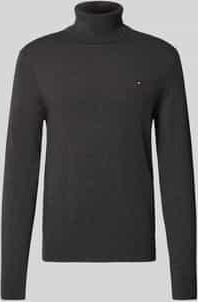 Tommy Hilfiger Regular Fit Rollkragenpullover aus Baumwoll-Kaschmir-Mix