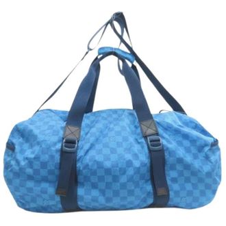 Louis Vuitton Sac Boston Vintage Pre-owned - Femme - Pre-owned - Bleu - Taille: ONE Size