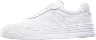 Hogan Femme, Chaussures, Blanc, Taille: 40 EU H630 Baskets