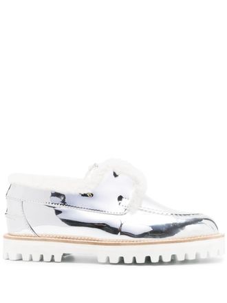 Le Silla Loafer mit metallischem Finish - Violett