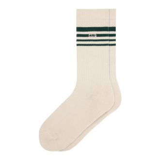 Autry Gestreifte Logo-Socken - - Underwear - Herren - Beige - M