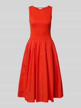 GANT Midikleid mit Rundhalsausschnitt und Eingrifftasche