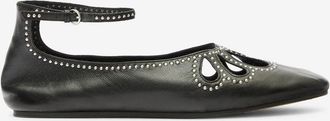 Isabel Marant Ballerines Bloris - Femme - Noir Et Argent&eacute; - Taille 36 - Isabel Marant